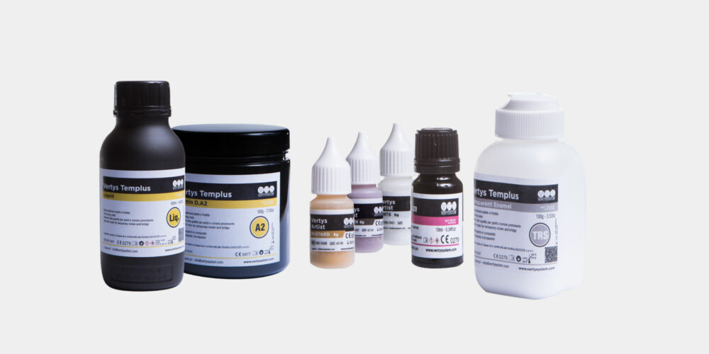 Temporary resins Acrylic resins for temporaries Temporary - Vertysystem
