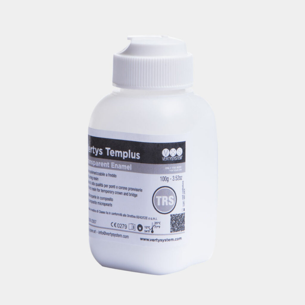 Temporary resins Acrylic resins for temporaries Temporary - Vertysystem